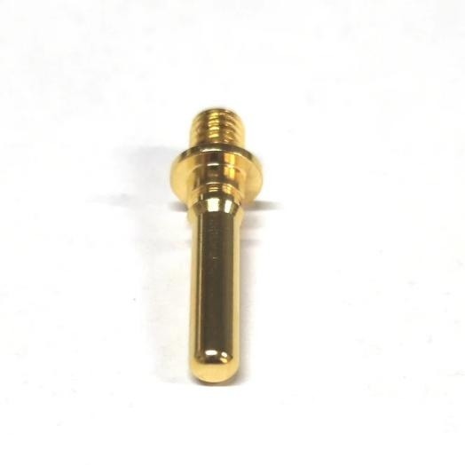 Custom CNC Brass Gold-plated Contact Pin | KENENG