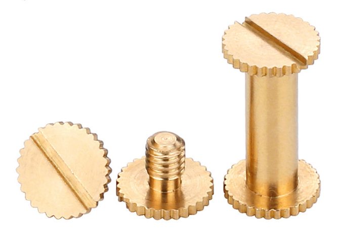 Custom Knurled Chicago Screw | KENENG