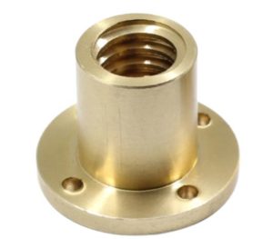 Custom Brass Flange Round Nut | KENENG