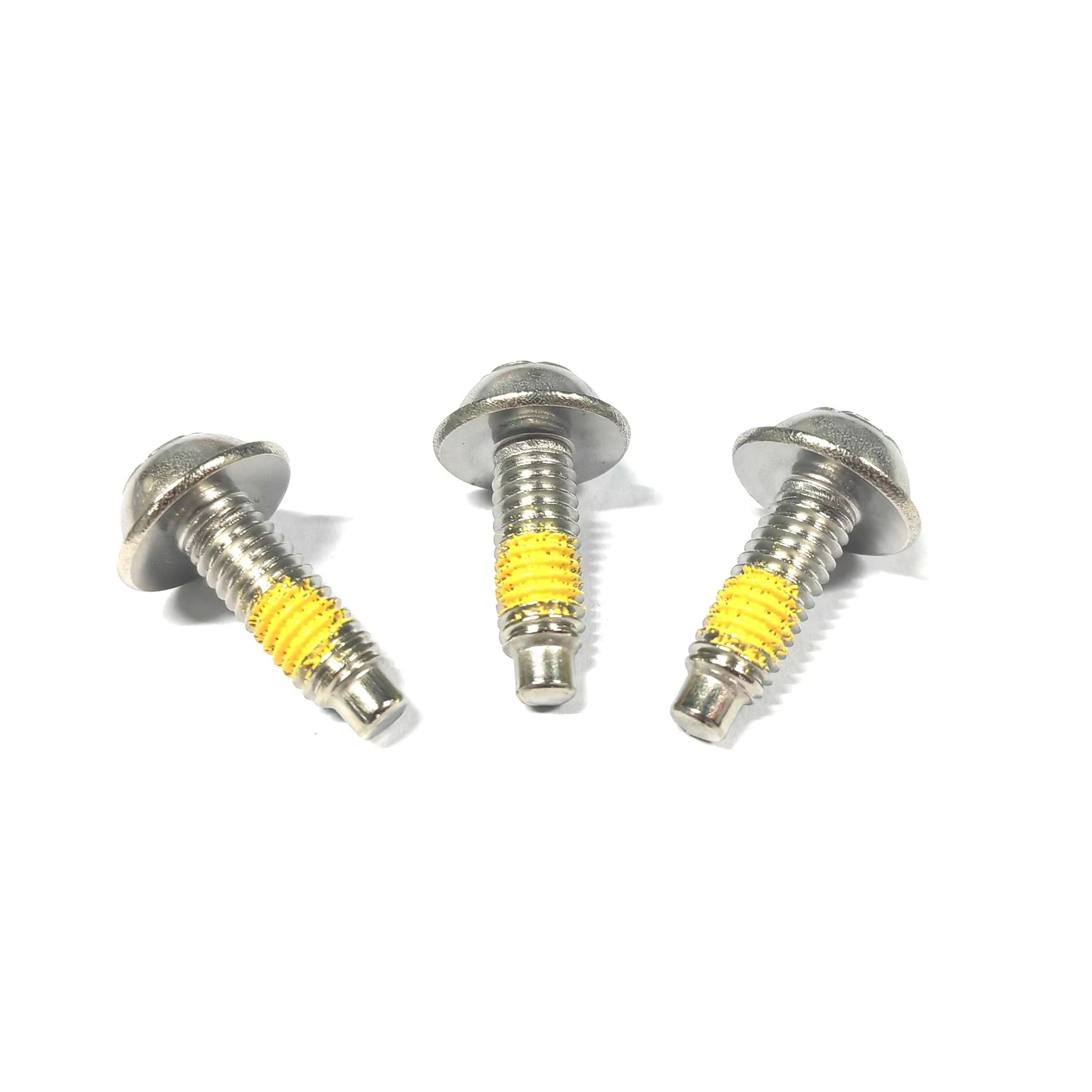 Half Round Head Thread Lock Screw with Washer - KENENG